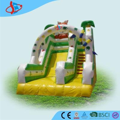 Cina Grande Tigger verde gonfiabile asciuga l'affitto degli scorrevoli per il parco di divertimenti in vendita