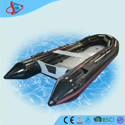 Cina Crogioli gonfiabili motorizzati il grande nero di PVC impermeabili con il fondo di alluminio in vendita