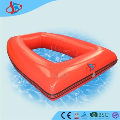 Cina Giallo gonfiabile quadrato dei giochi dell'acqua dei bambini per la piscina in vendita