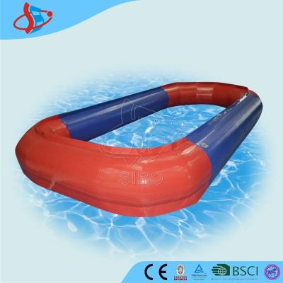 Cina Crogioli gonfiabili di giocattolo del PVC per il bambino/gioco gonfiabile rosso dell'acqua in vendita