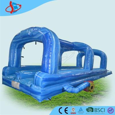 Cina Tela cerata gonfiabile blu del PVC degli acquascivoli 0.55mm di durevolezza in vendita