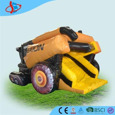 Cina Il PVC giallo 0.55mm rispettoso dell'ambiente di Conbin dell'automobile gonfiabile dello scorrevole gonfiabile asciuga gli scorrevoli in vendita