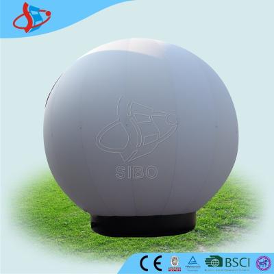 Cina Palloni rimbalzante di forma di promozione gonfiabile bianca del tecnico pubblicitario in vendita