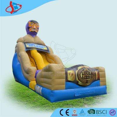 Cina Gonfiabili divertenti del superman asciugano le diapositive parco di divertimenti del PVC 0.5mm/di 0.4mm in vendita