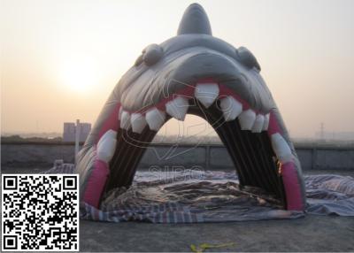 Cina Squalo gonfiabile impermeabile grigio di simulazione dell'arco per gli avvenimenti sportivi in vendita