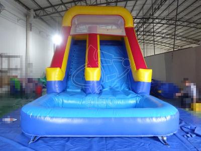 Cina Blu concentrare commerciale di uso degli acquascivoli gonfiabili di Iutdoor dei bambini in vendita
