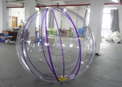 Cina passeggiata trasparente sulla palla dell'acqua, uso gonfiabile del PVC di 0.8mm dello stagno della palla dell'acqua dei bambini in vendita
