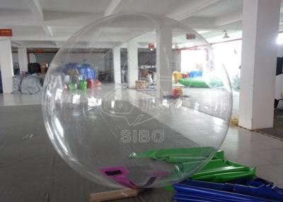 Cina Il diametro puro 1.8m del PVC di 0.8mm scherza la palla gonfiabile dell'acqua delle palle di Transparen per lo SGS di Waterparks in vendita