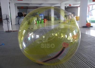 Cina PVC della cassaforte 0.8mm che rotola la palla gonfiabile trasparente dell'acqua delle palle gonfiabili in vendita