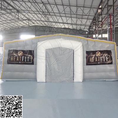 Cina Grande tenda gonfiabile bianca del cubo per il grado commerciale di campeggio all'aperto dello SGS in vendita