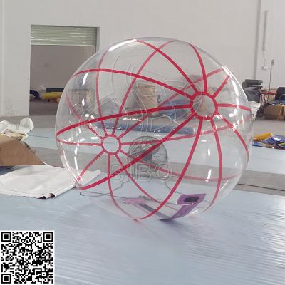 Cina Palla di camminata gonfiabile del giocattolo commerciale dell'acqua per i giochi dell'acqua degli adulti PVC di 0.9mm + di 0,6 in vendita