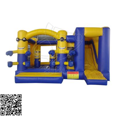 Cina La Camera gonfiabile materiale di rimbalzo del PVC del superiore 0.6mm blu/giallo ha personalizzato la dimensione in vendita