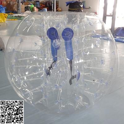 Cina Palla gonfiabile trasparente della tela cerata del PVC di 0.9mm + di 0,6 per il gioco del parco dell'acqua in vendita