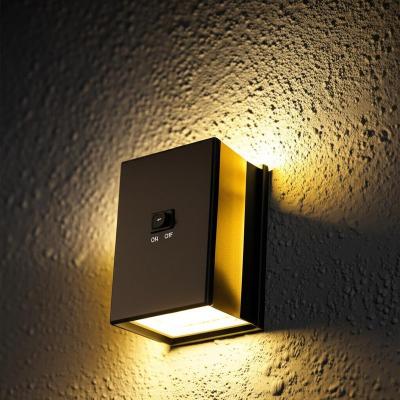 China Motion Sensor Solar Wall Sconces Featuring Toggle Switch ON OFF Energy Lighting Fixtures for Outdoor Wall Installation for sale