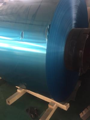 중국 열교환기에 있는 파란, 황금 알루미늄 지구 0.105MM 간격 탄미익 주식 판매용