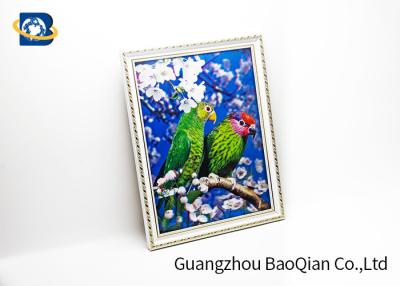 China Lenticular Druk van de huisdieren de Materiële Douane, Vogels 3D Beelden van Dieren 0.6MM Dikte Te koop
