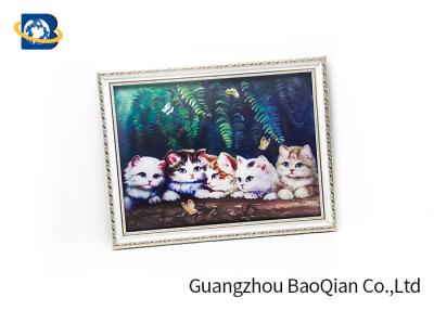 China Huismuur die 3D Lenticular van de Beelden Leuk Kat/Panda Dierlijk Tikbeeld drukken Te koop
