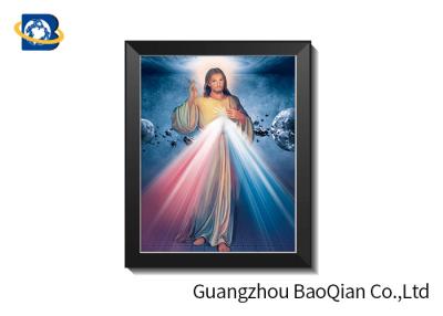 China 30 X 40CM Godsdienstige Lenticular Fotografie, UVdruk 3D Bewegende Beelden Te koop