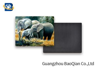 China Van het de Magneethuisdier van de douane Dierlijke 3D Koelkast Lenticular Materiële Dikte 0.6mm SGS Goedkeuring Te koop