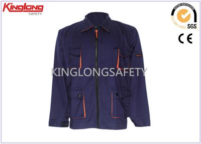 Китай Напольные куртки работы безопасности Workwear силы ткани TC с латунной кнопкой продается