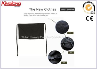 Cina Grembiule variopinto nero rosso dell'uniforme/cuoco unico del cuoco del cuoco unico del poliestere del cotone per gli uomini in vendita