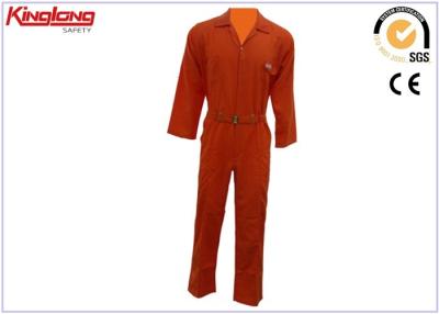 China Workwear uniforme protetor da segurança alaranjada, combinações grandes do algodão do tamanho para homens/mulheres à venda