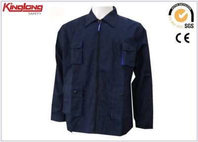 Cina Rivestimenti normali degli abiti da lavoro del lavoro di stile blu scuro dei pantaloni e delle camice unisex in vendita