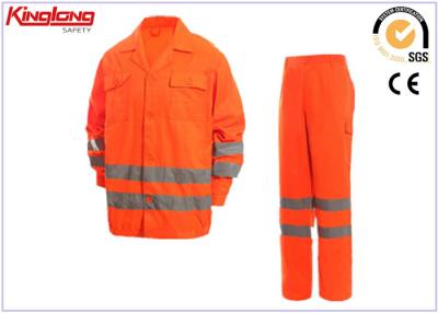 Cina Alti vestiti da lavoro di visibilità del rivestimento e dei pantaloni con nastri adesivi riflettenti in vendita