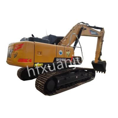 Cina Medium 2nd Hand 215 Used Sany Excavator Contractor Equipment For Earthmoving in vendita
