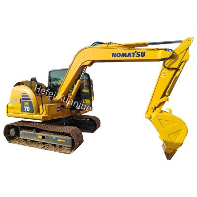 Китай Производство PC70 В 2021 году использованный экскаватор Komatsu с рабочей массой 6500 продается