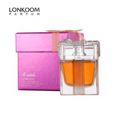Cina Un profumo rosa di desiderio LONKOOM per il prezzo basso duraturo dell'EDP 100ml delle donne del profumo della fabbrica Floreale-fruttata originale del profumo in vendita