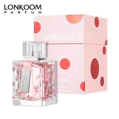 Cina Le donne di Lonkoom Parfum profumano un rosa 100ml di AMBILight profumano l'OEM Floreale-fruttato rosa del profumo dell'EDP Parfum in vendita