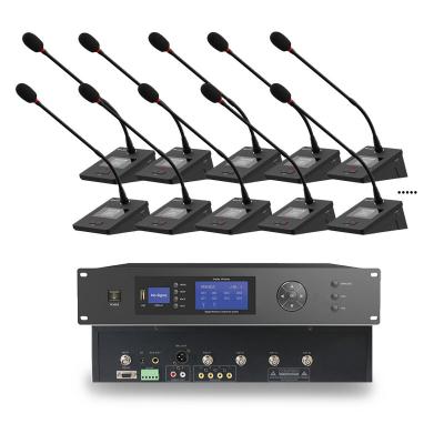 China HUAIN ODM OEM Wifi UHF Wireless Conference System for Meeting Room with Mic and Host for sale