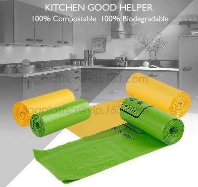 주문을 받아서 만들어진 포장 HDPE+D2W 생물 분해성 개 고물 부대, 개인 상표를 가진 unscented 주문 개 고물 부대
