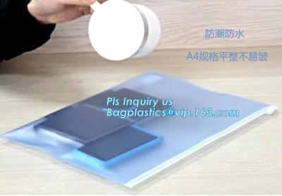 중국 플라스틱 PVC 파일 부대 투명한 메시 지퍼 부대 방수 처리 문서 부대, A4 A5 A6 투명한 지퍼 파일 부대 pvc 저 판매용