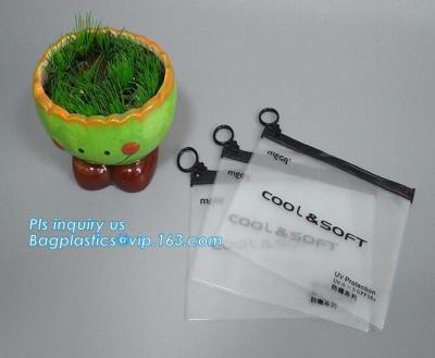 中国 reclosable包装のスライダーのジッパー袋、側面のガセットのハンドルのスライダーのジッパー、スライダー ジッパーによって曇らされるポリ塩化ビニール文書袋、ジッパー 販売のため