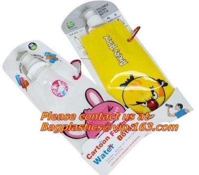 Chine Sac d'eau pliable flexible jailli avec le carabiner pour le fonctionnement, l'impression flexible et le lami à vendre