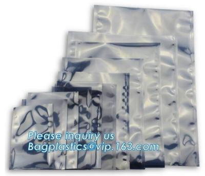 China Estática impressa do ESD da folha antiestática do LDPE anti que protege o vácuo plástico antiestático do Mbb da barreira da umidade da embalagem do fechamento do fecho de correr à venda