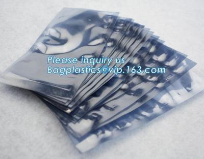 China Estática impressa do ESD da folha antiestática do LDPE anti que protege o vácuo plástico antiestático do Mbb da barreira da umidade da embalagem do fechamento do fecho de correr à venda