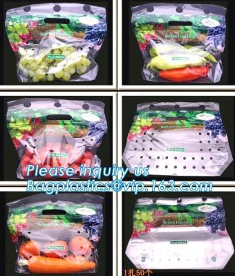 China El FDA PE modificó los bolsos del congelador para requisitos particulares del resbalador del tamaño, plast claro del almacenamiento del resbalador k de /transparent del bolso del ldpe del resbalador de la aprobación del FDA en venta