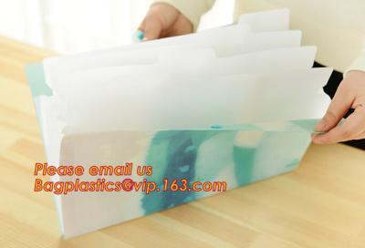 中国 ゴムひもが付いている熱い販売のプラスチックPPの虹拡大ファイル札入れのホールダー 販売のため