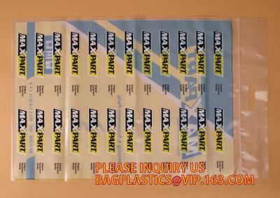 China Hohe Qualität zwei spüren transparentes Vakuumplastik-PET Reißverschluss für Pakettasche, trennbarer Plastikreißverschluß der doppelten Bahn des offenen Endes auf zu verkaufen