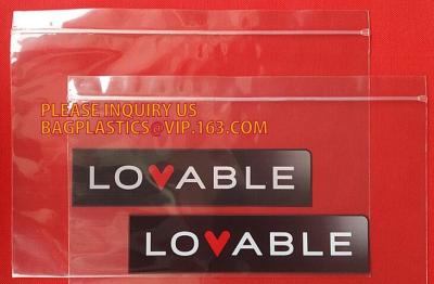 China Hohe Qualität zwei spüren transparentes Vakuumplastik-PET Reißverschluss für Pakettasche, trennbarer Plastikreißverschluß der doppelten Bahn des offenen Endes auf zu verkaufen
