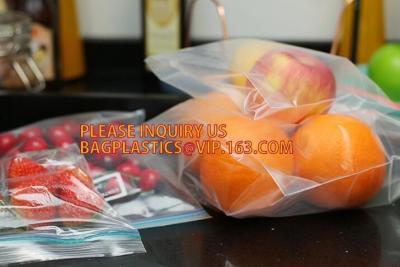 China Bolsos polivinílicos de k de la cremallera del jumbo del almacenamiento plástico que se puede volver a sellar grande del tamaño con el bloque blanco a etiquetar, k de seguimiento doble en venta