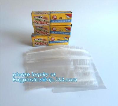 中国 パッキングの明確なziploc袋LDPEの透明な習慣はジッパー袋のプラスチック ジップ ロック式袋、透明な習慣によってを印刷されたジッパー印刷しました 販売のため