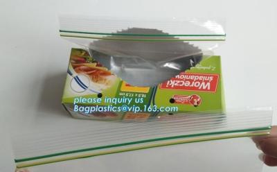 中国 パッキングの明確なziploc袋LDPEの透明な習慣はジッパー袋のプラスチック ジップ ロック式袋、透明な習慣によってを印刷されたジッパー印刷しました 販売のため