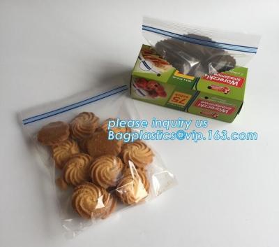 中国 パッキングの明確なziploc袋LDPEの透明な習慣はジッパー袋のプラスチック ジップ ロック式袋、透明な習慣によってを印刷されたジッパー印刷しました 販売のため