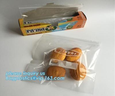 中国 パッキングの明確なziploc袋LDPEの透明な習慣はジッパー袋のプラスチック ジップ ロック式袋、透明な習慣によってを印刷されたジッパー印刷しました 販売のため