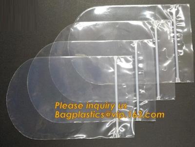 China Rundbodenpolypropylenzipverschlusstasche, CD-Tasche, runde wiederverschließbare Tasche, runde wiederverwendbare Zipverschlusstasche, runder Griffdichtungssatz zu verkaufen