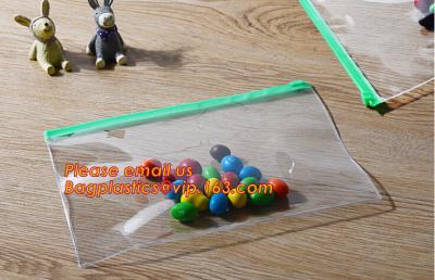 Китай Сумка папки файла замка молнии ясности A4 пластиковая портативная с карманом бумажника небольшой кнопки щелчковым продается